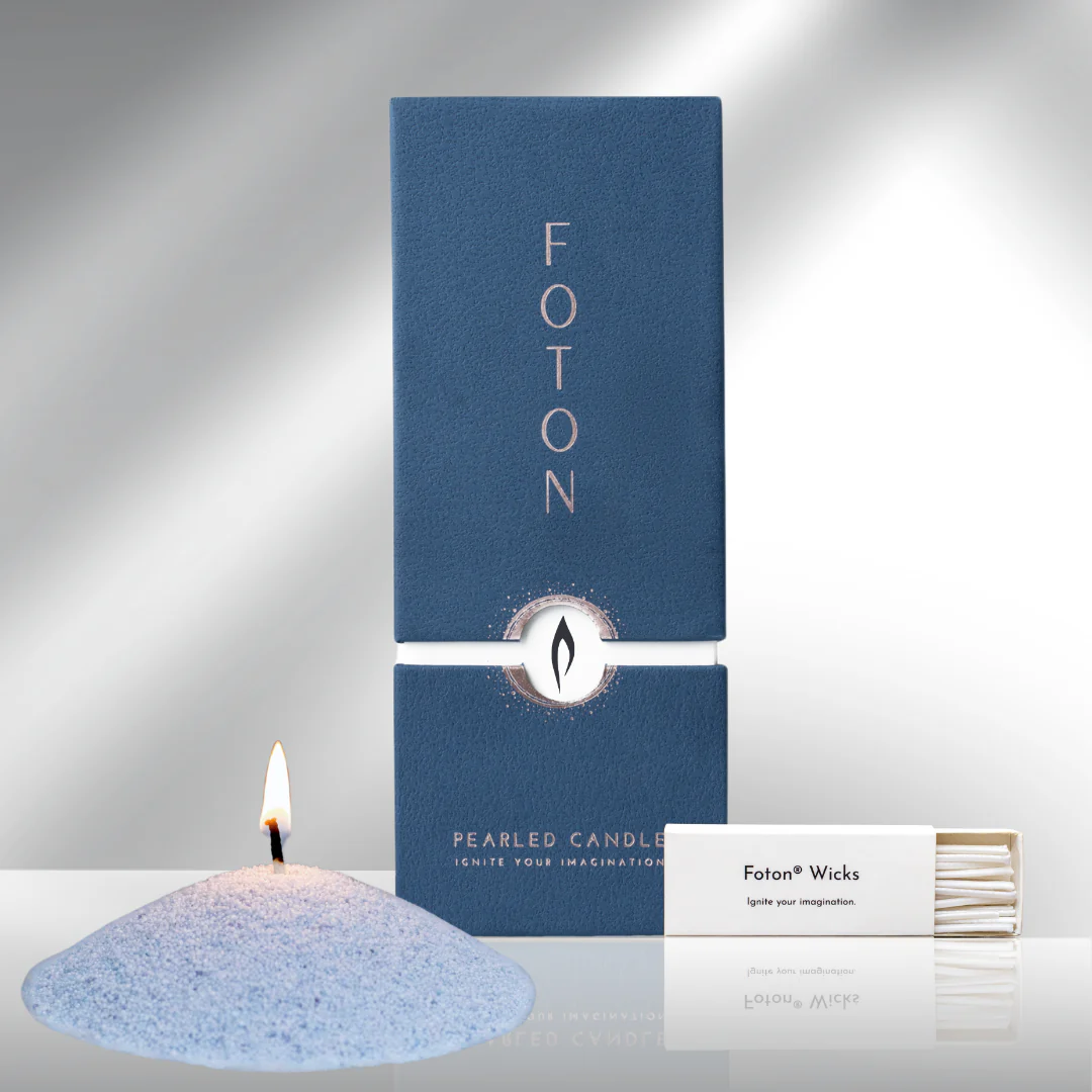 The Original 18 Oz - Unscented Baby Blue - FotonCandle